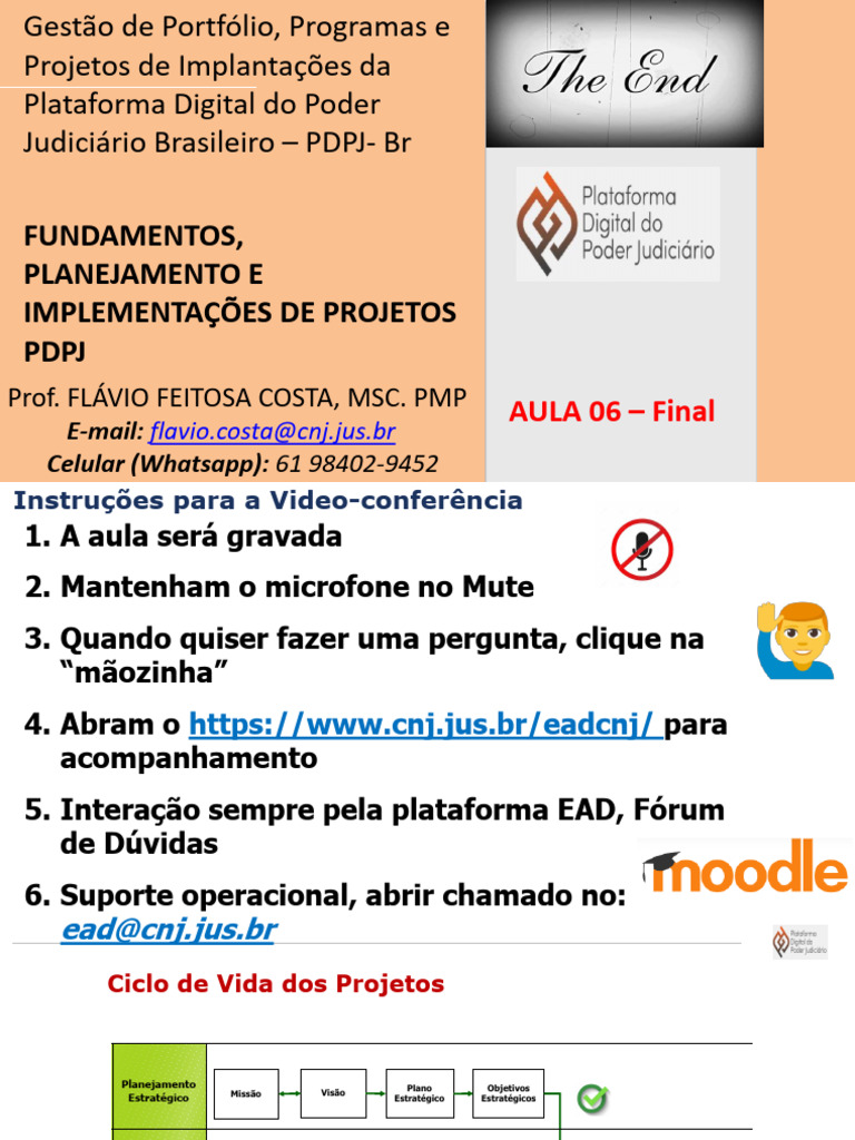 GPPP PDPJ 2021 - Parte 1 - UIAs 7 e 8 - Aula 06 | PDF | Gestão de ...