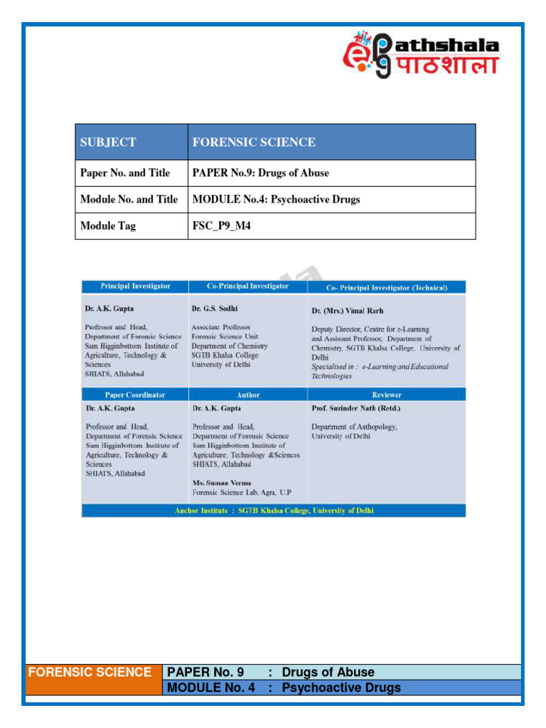 DRUG2 | PDF | Psychoactive Drugs | Neurotransmitter