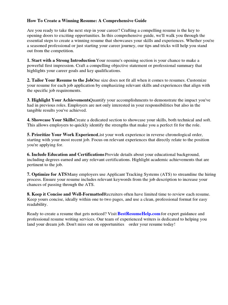 How To Write An Amazing Cover Letter Sample | Download Free PDF | Résumé