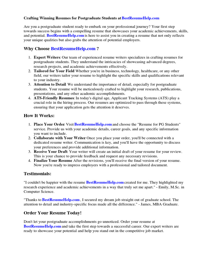 Resume For PG Students | PDF | Résumé | Social Media