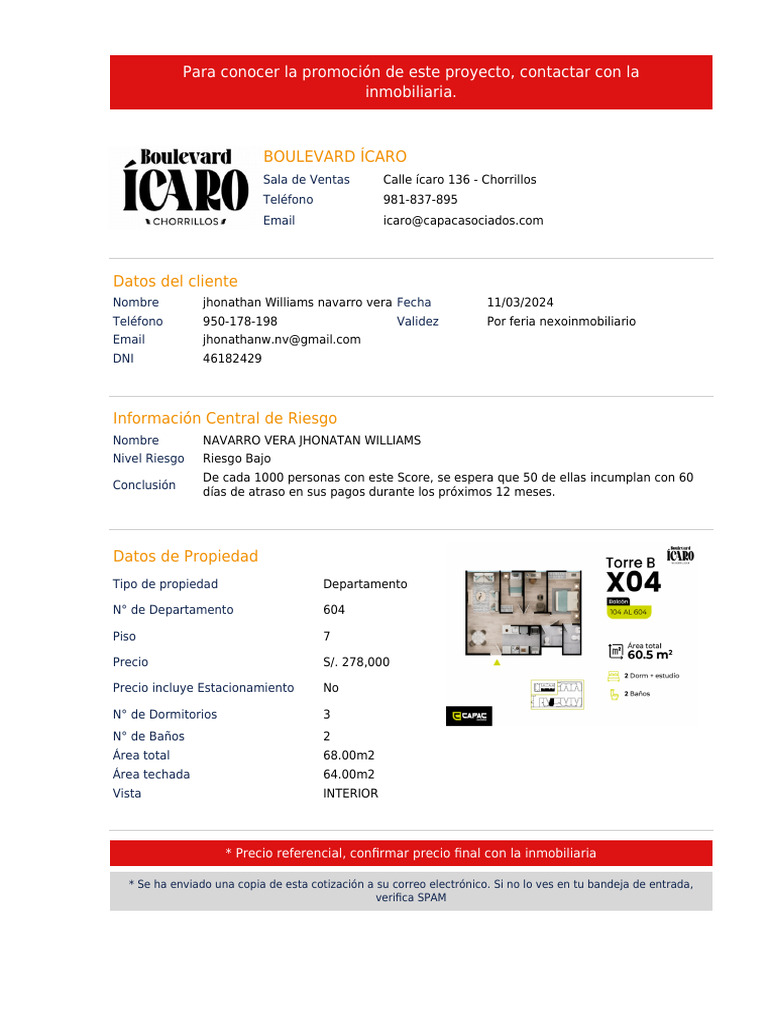 Icaro Boulevard | PDF