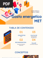Tabla de Mets | PDF | Metabolismo | Caloría