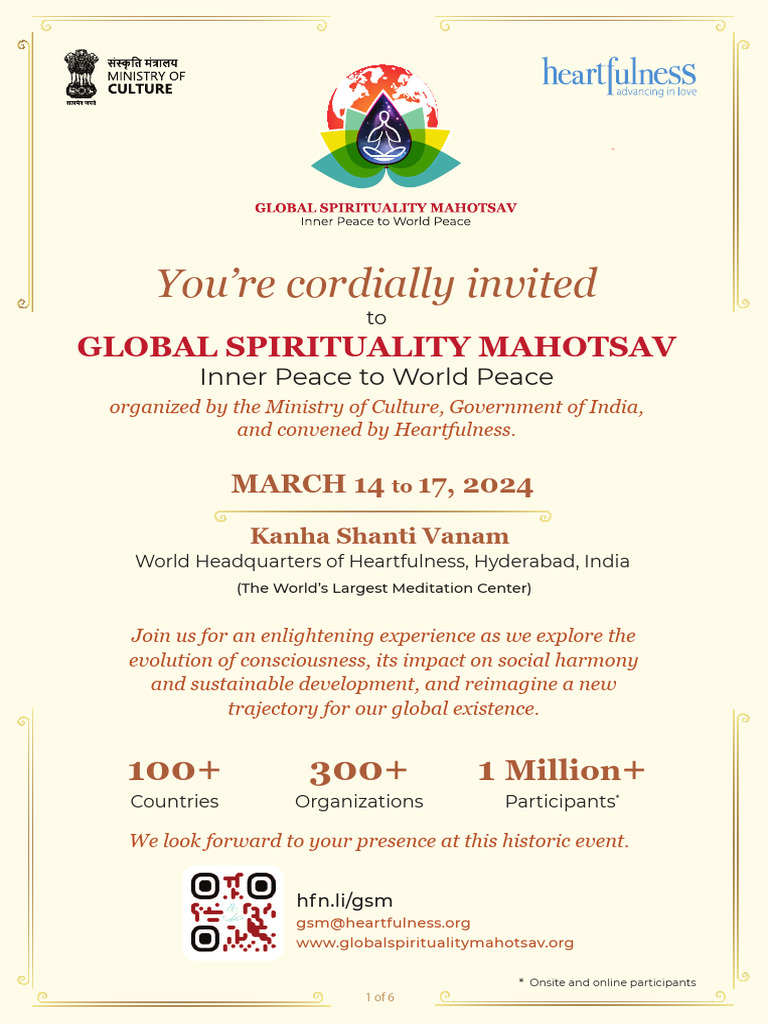 GSM - CompleteInvitation Card | PDF | Swami Vivekananda | Spirituality