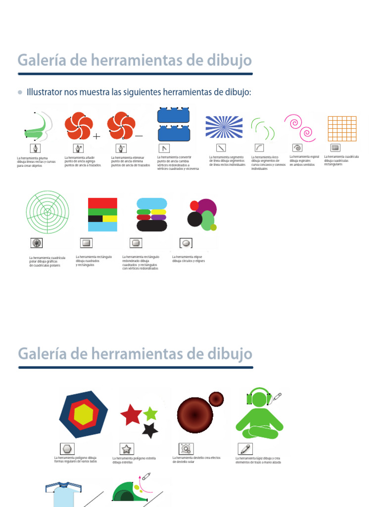 Galeria de Herramientas Adobe Illustrator | PDF | Herramientas