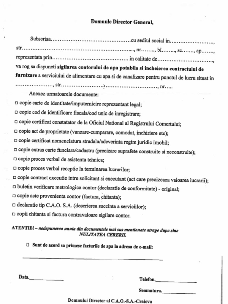 Cerere Apometru PJ | PDF