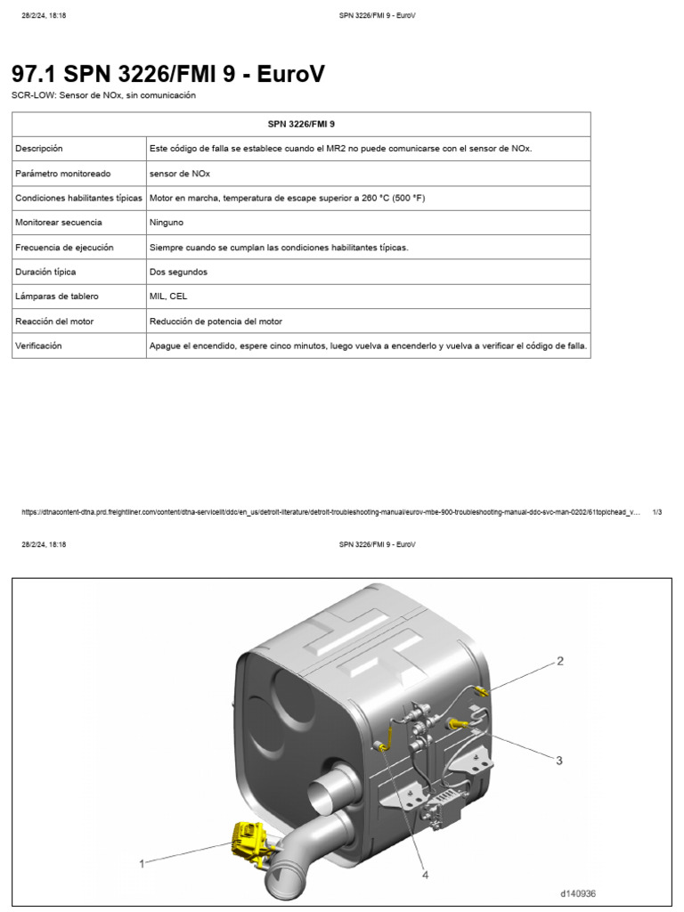 SPN 3226 - Fmi 9 - Eurov | PDF
