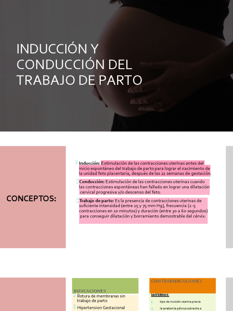 Induccion y Conduccion Del Trabajo de Parto | Descargar gratis PDF ...