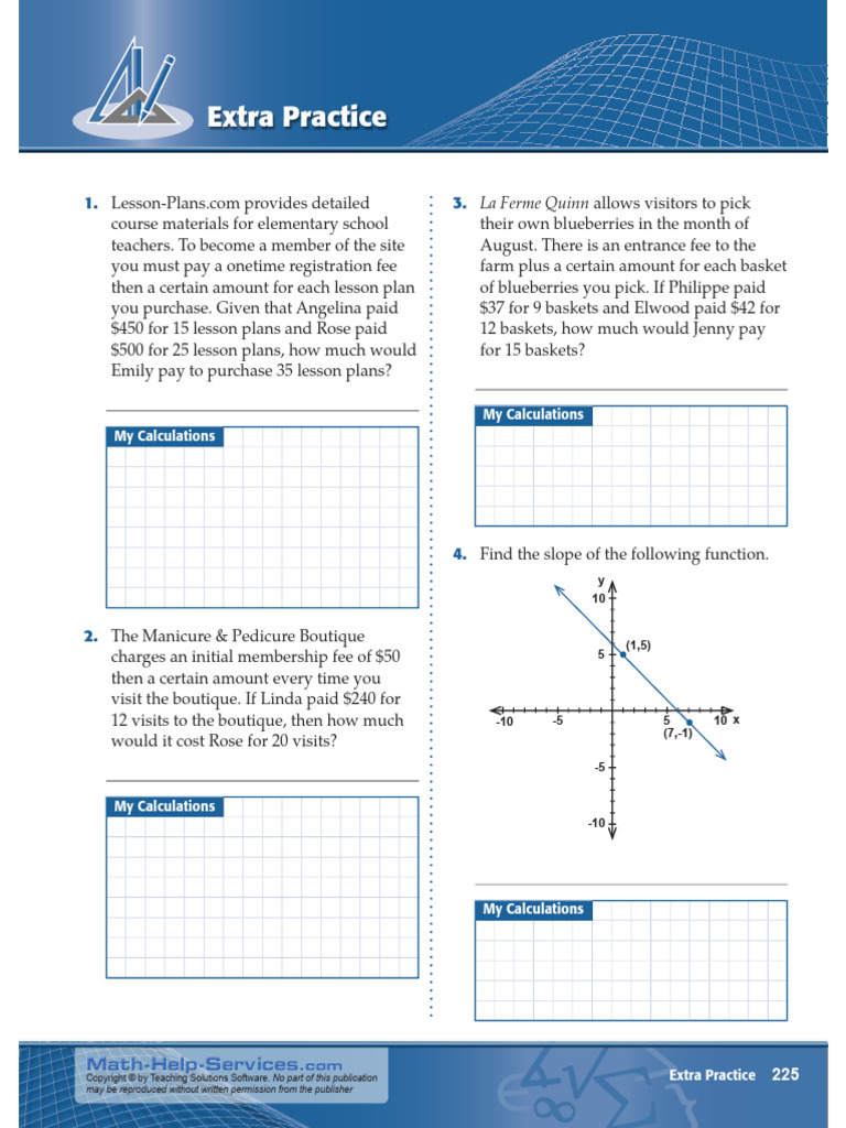 Extra Practice | PDF | Mathematics | Mathematical Analysis
