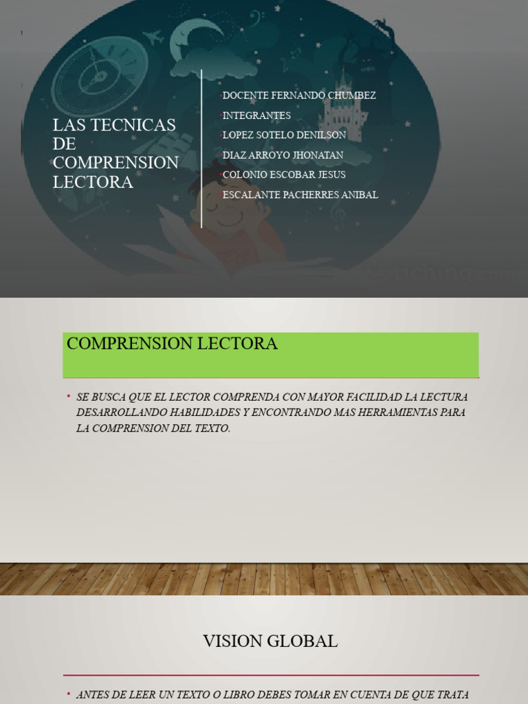 Las Tecnicas de Comprension Lectora | PDF