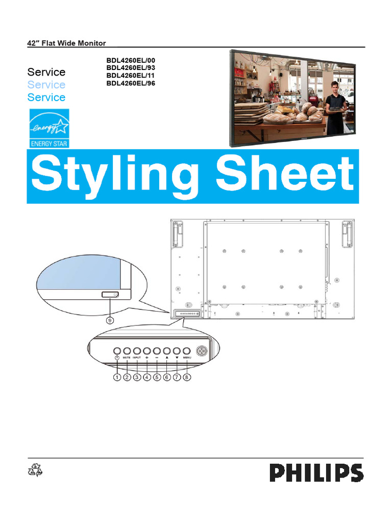 Styling Sheet - BDL4260EL_Styling_Sheet | PDF | Rectifier | Electricity Styling Sheet - BDL4260EL_Styling_Sheet | PDF | Rectifier | Electricity