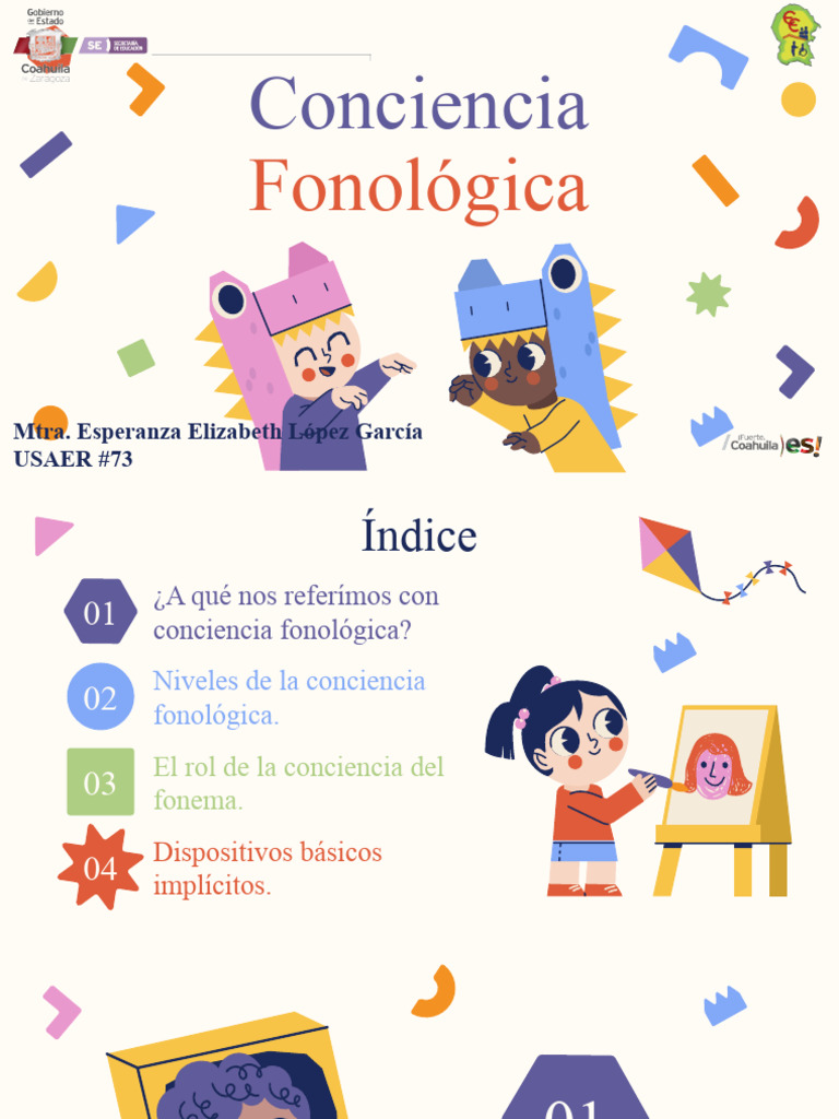 Conciencia Fonológica | PDF | Aprendizaje | Palabra