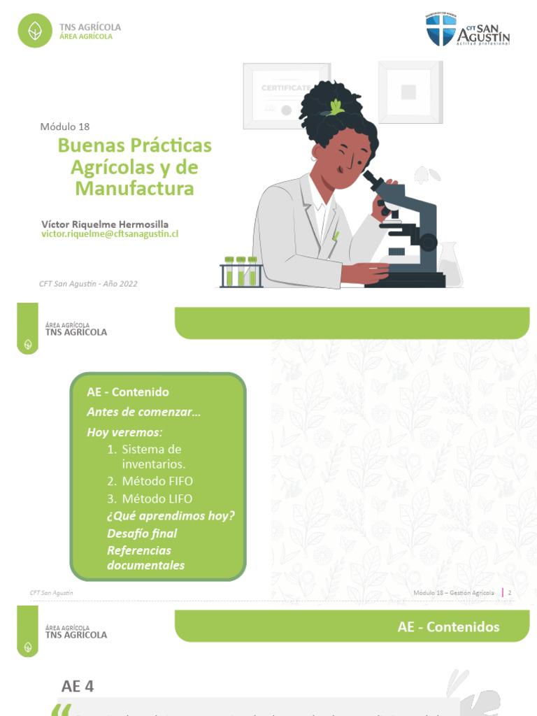 Clase 11 - BPA - BPM | PDF | Agricultura | Alimentos