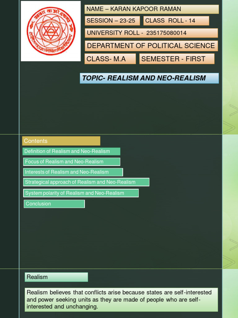 Karan Mpolcc4 | PDF | Polarity (International Relations) | Philosophical Theories