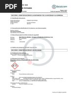 Ficha de Seguridad del Ftalato Ácido de Potasio | PDF | Agua ...