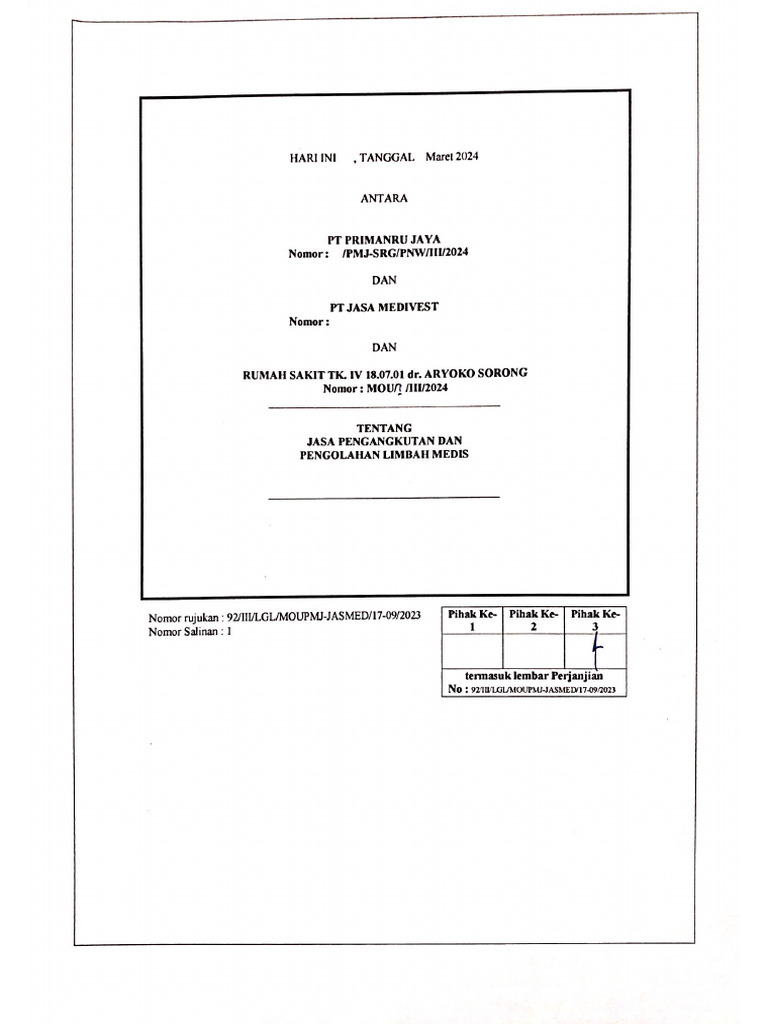 PDF Pihak Ke 3 | PDF