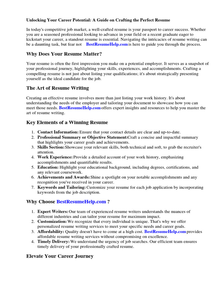 How To Start A Summary For Resume | PDF | Résumé | Customer ...