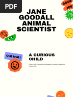 Jane Goodall: Pioneer of Chimpanzee Research | PDF