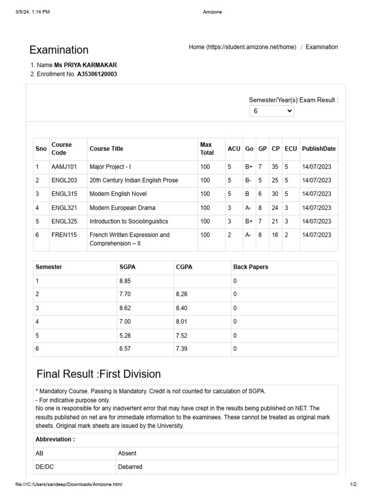 Amizone | PDF | Educational Assessment And Evaluation | Student ...