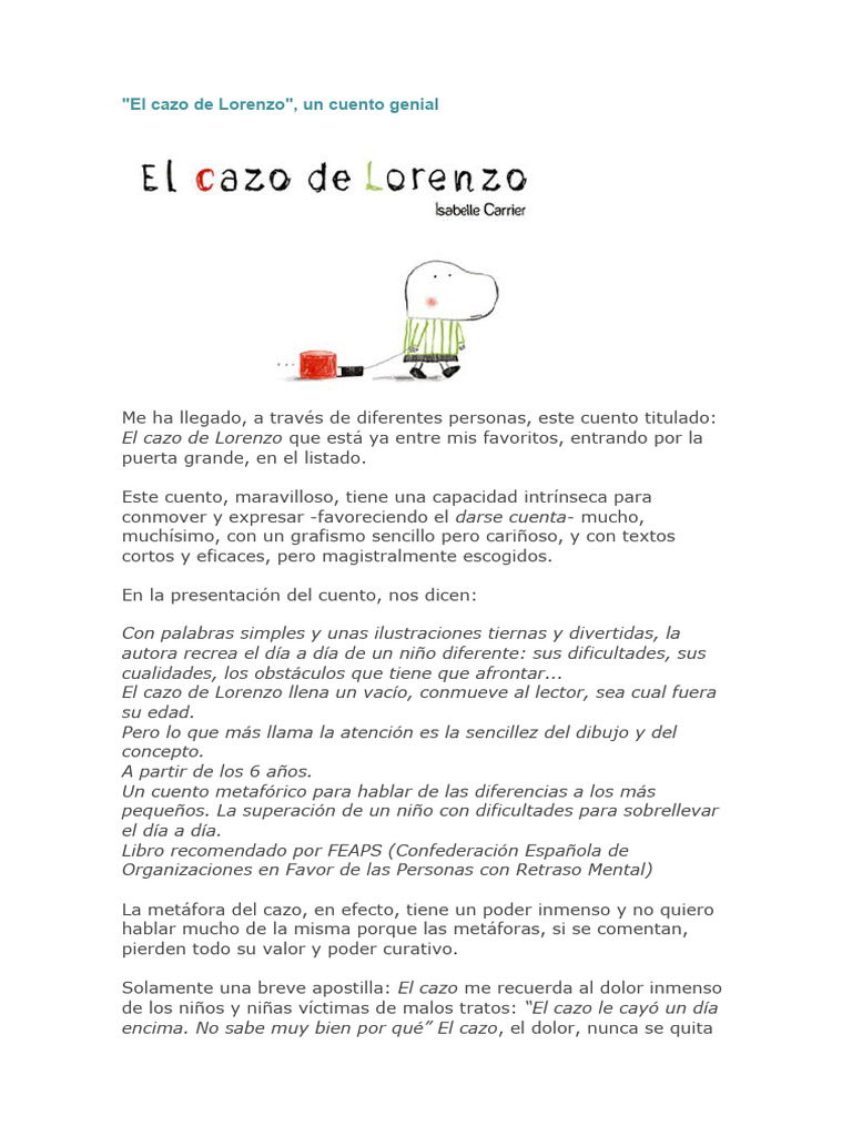 El cazo de Lorenzo | PDF