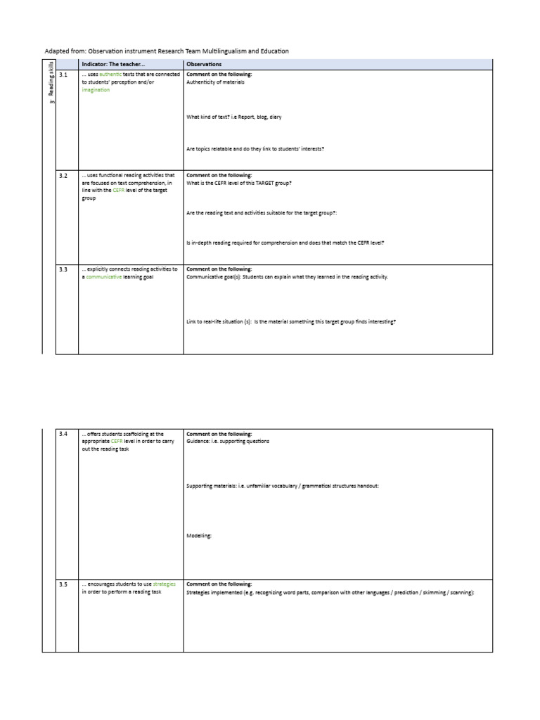 MFL Instrument - Adapted | PDF