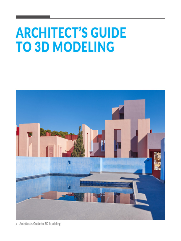 Architects Guide To 3D Modeling | PDF | Computer Aided Design | 3 D Modeling