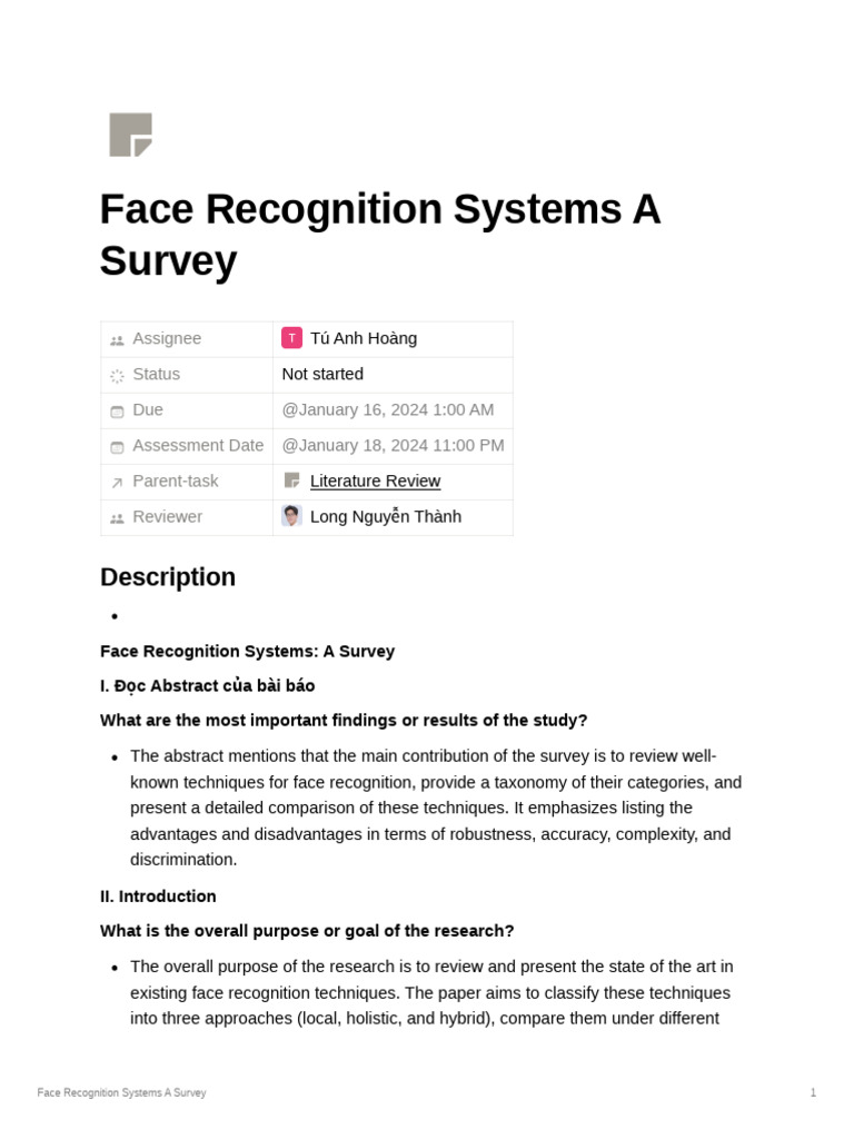 Face Recognition Systems A Survey | PDF | Wavelet | Principal Component Analysis