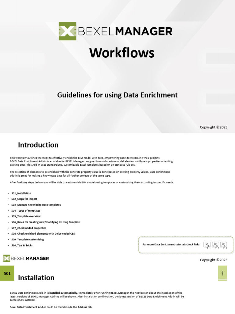 BEXEL Manager - Data Enrichment Workflow | PDF | Microsoft Excel ...
