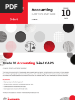 GR 11 Accounting 3 in 1 Extract | PDF | Debits And Credits | Partnership