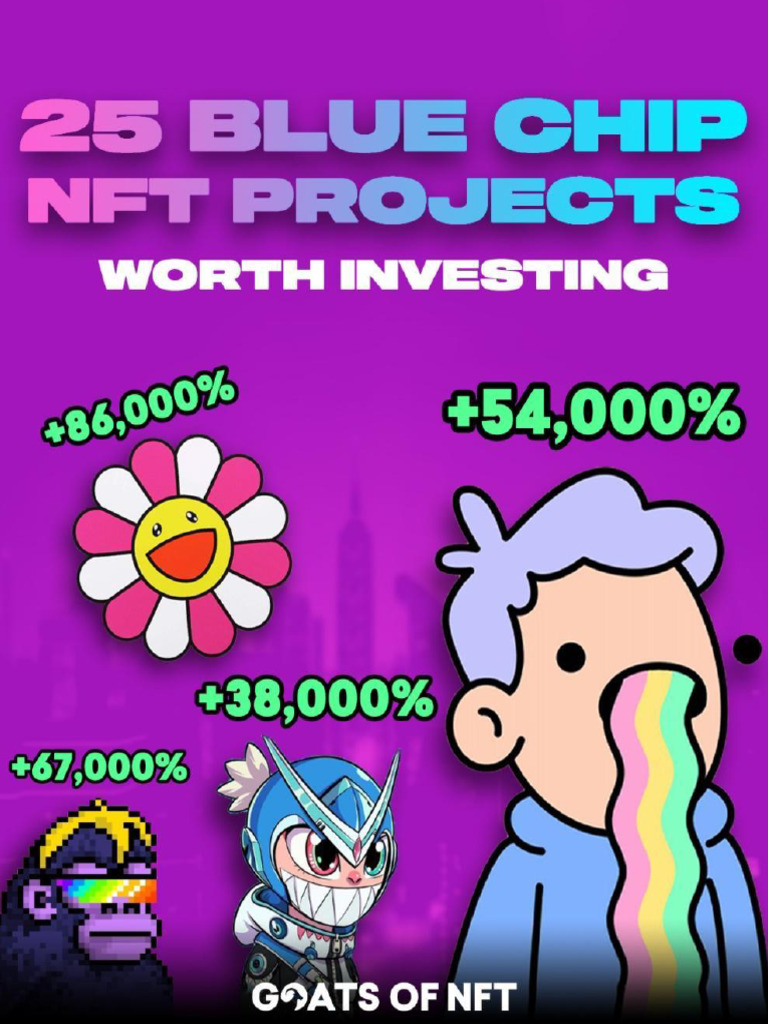 25 Blue Chip NFT Projects Worth Investing | PDF | Games & Activities