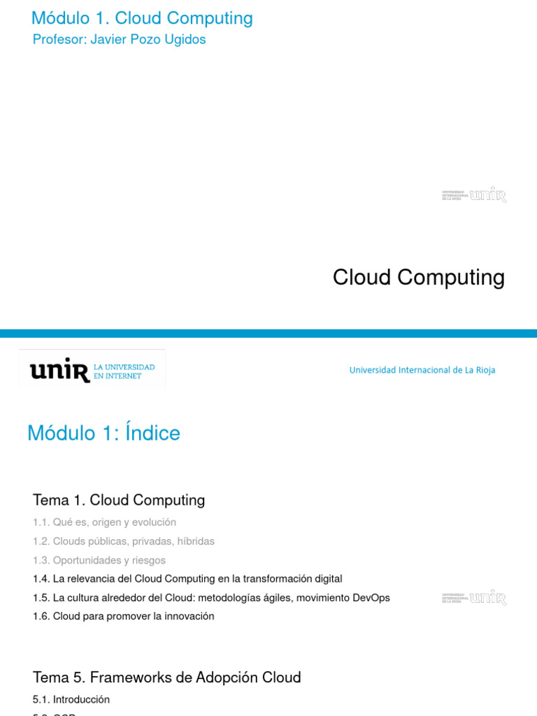 Experto Cloud Computing - Clase 2 - Ed5 PDF | PDF | Computación en la nube | Servicios en línea