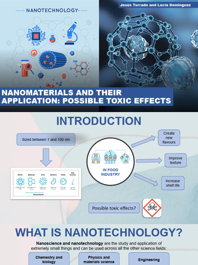 Nanomaterials and Their Application Possible Toxic Effects | PDF | Nanotechnology | Nanomaterials