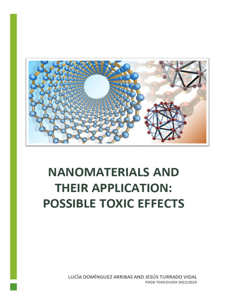 Nanomaterials and Their Application Possible Toxic Effects | PDF ...