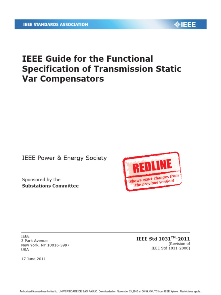 IEEE STD 1031-2011 | PDF | Electrical Engineering | Electrical Equipment