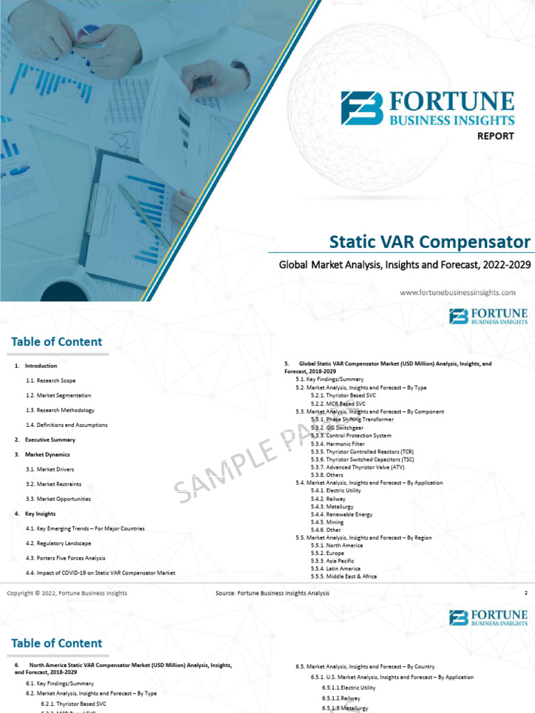 Sample Report - Global Static VAR Compensator Market - 2018-2029 | PDF ...