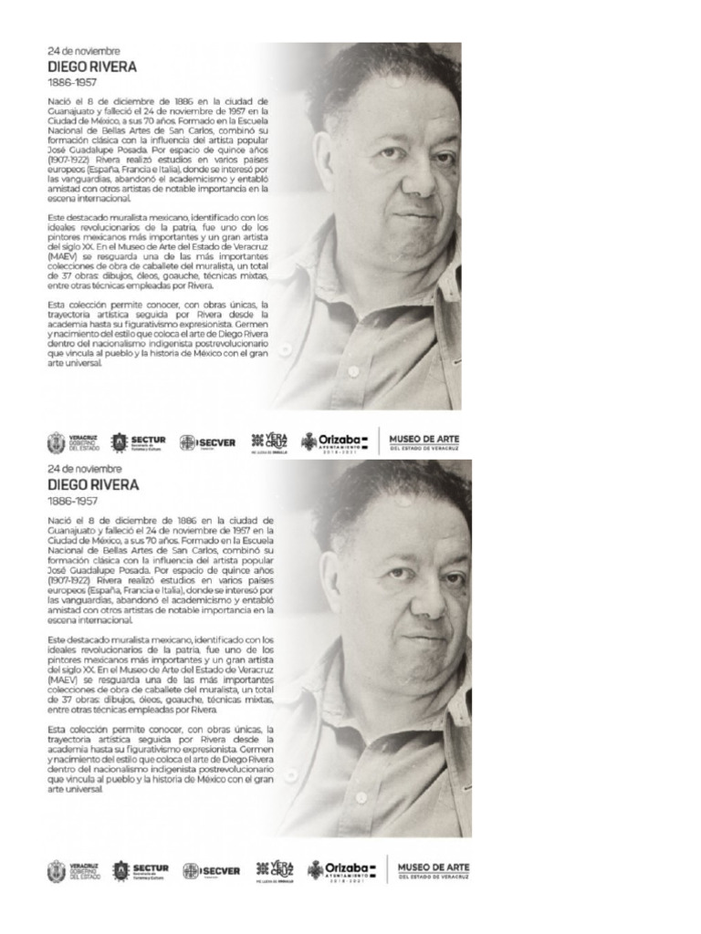 Biografía Diego Rivera | PDF
