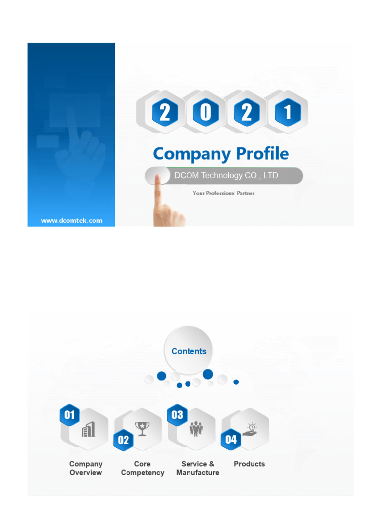 Company Profile: DCOM Technology CO., LTD | PDF | Wi Fi | Network Switch