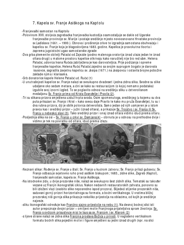 Zagrebačka Umjetnička Baština 3.dio | PDF