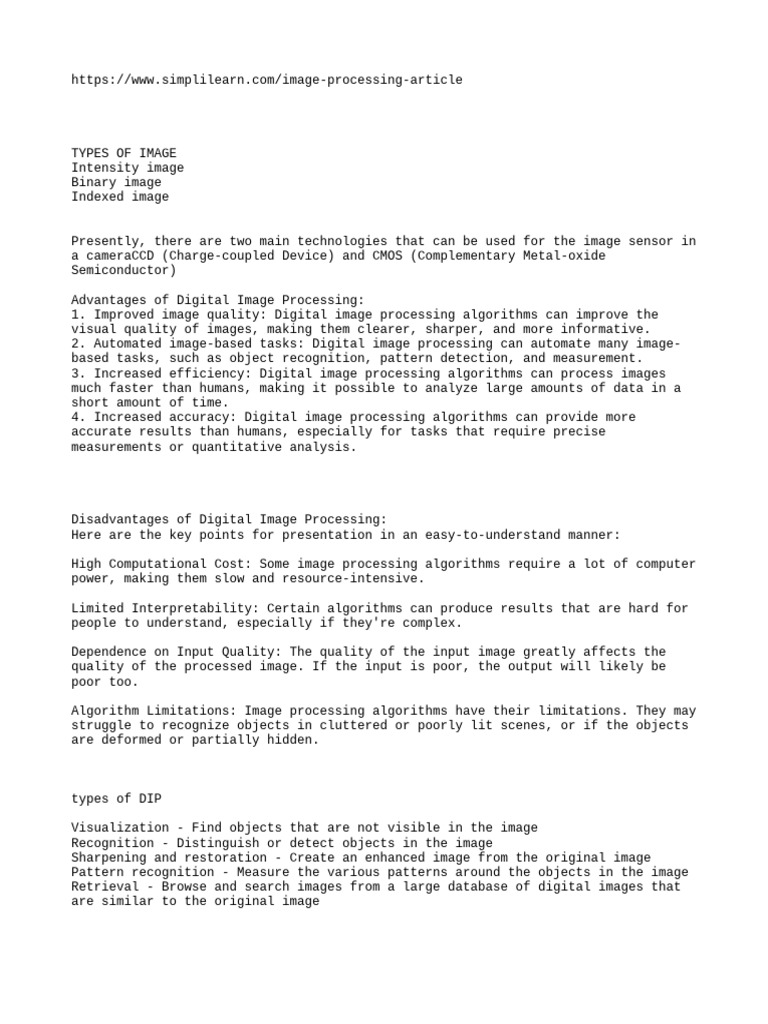 DIP | PDF | Digital Image | Image Segmentation