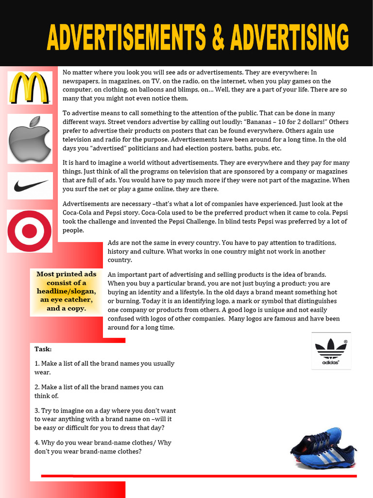 Advertisements and Advertising | PDF | Brand | Pepsi