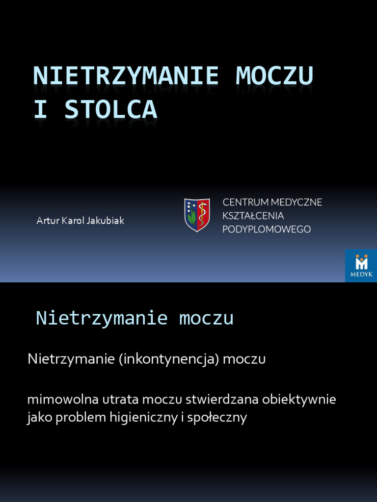 05 Nietrzymanie Moczu I Stolca | PDF