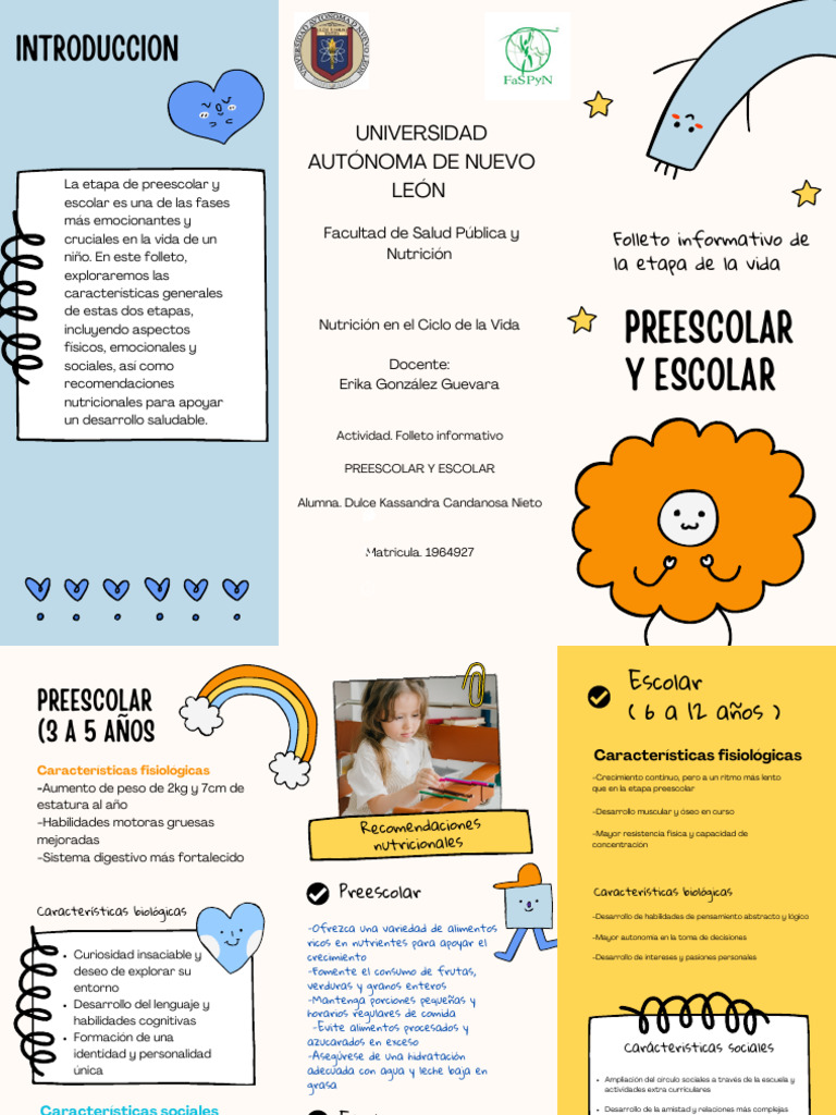 Folleto Preescolar y Escolar | Descargar gratis PDF | Educación de la ...