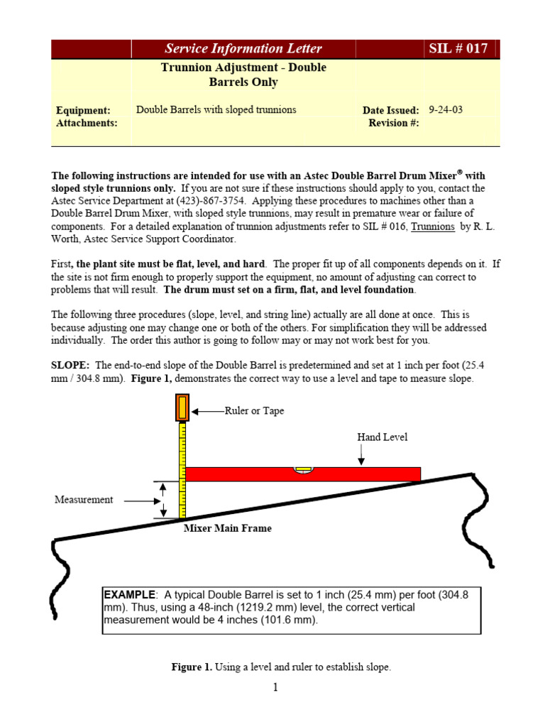 017-Trunnion Adjustment-Double Barrels Only-Rlw | PDF | Nut (Hardware ...