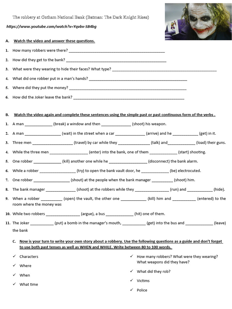 Batman - The Dark Knight Robbery Scene HD | PDF | Robbery | Batman