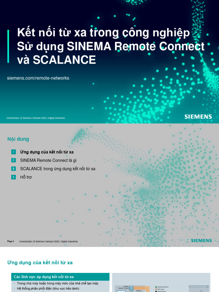 RemoteConnect SINEMARC SCALANCE VN | PDF