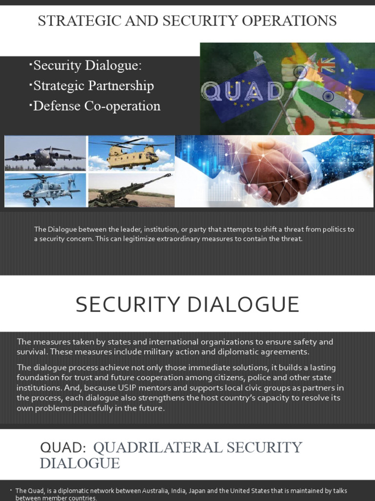 Strategic and Security Operations | PDF | Government | International Relations