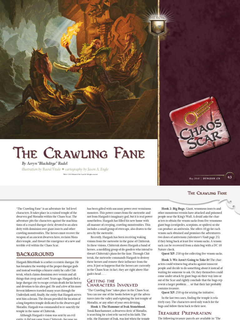 3a - The Crawling Fane (Dungeon 178) | PDF
