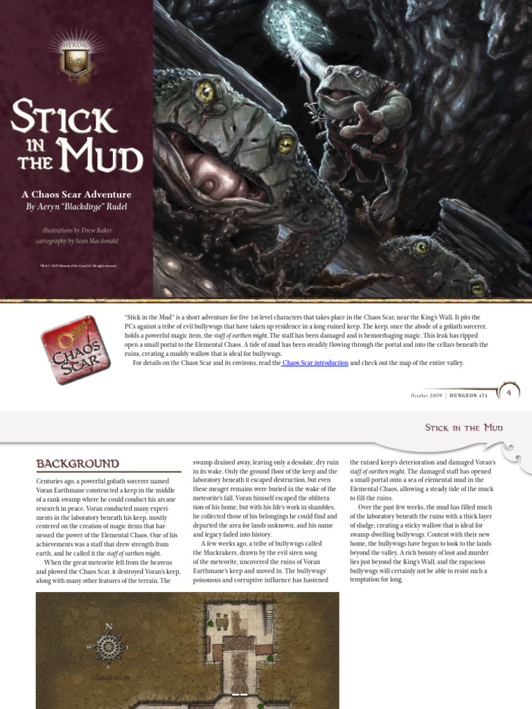 1a - Stick in The Mud (Dungeon 171) | PDF
