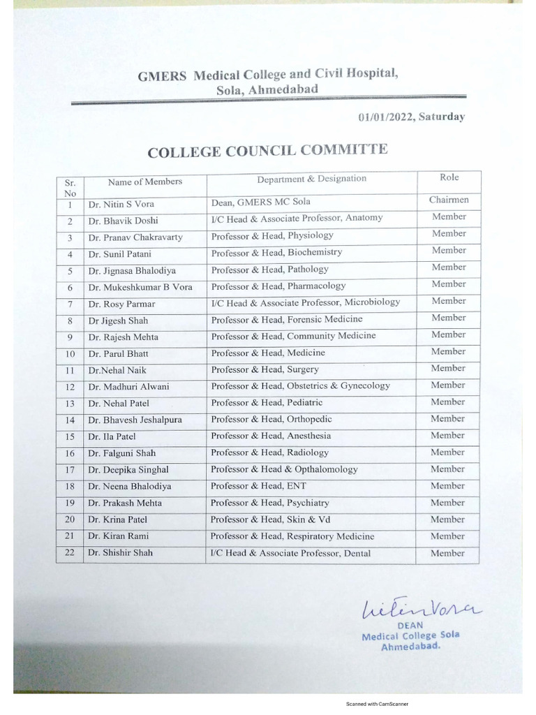 College Council Committee | PDF