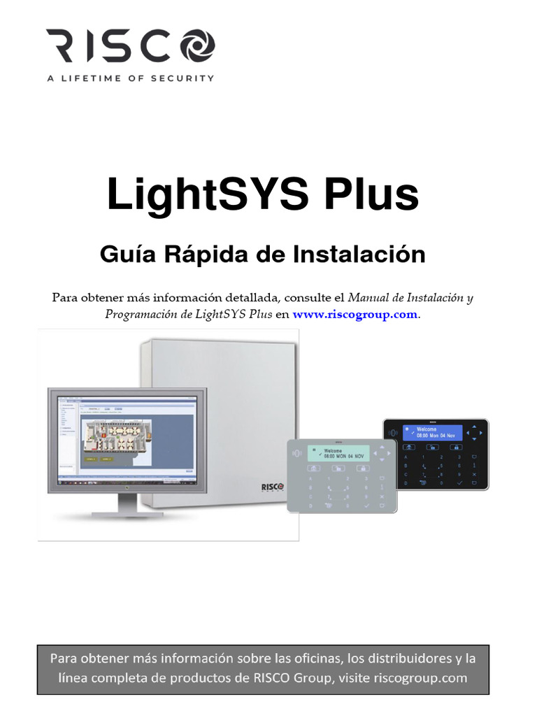 5IN2962 B LightSYS Plus Quick Installer Guide ES PDF | PDF | Ingenieria Eléctrica | Hardware de ...