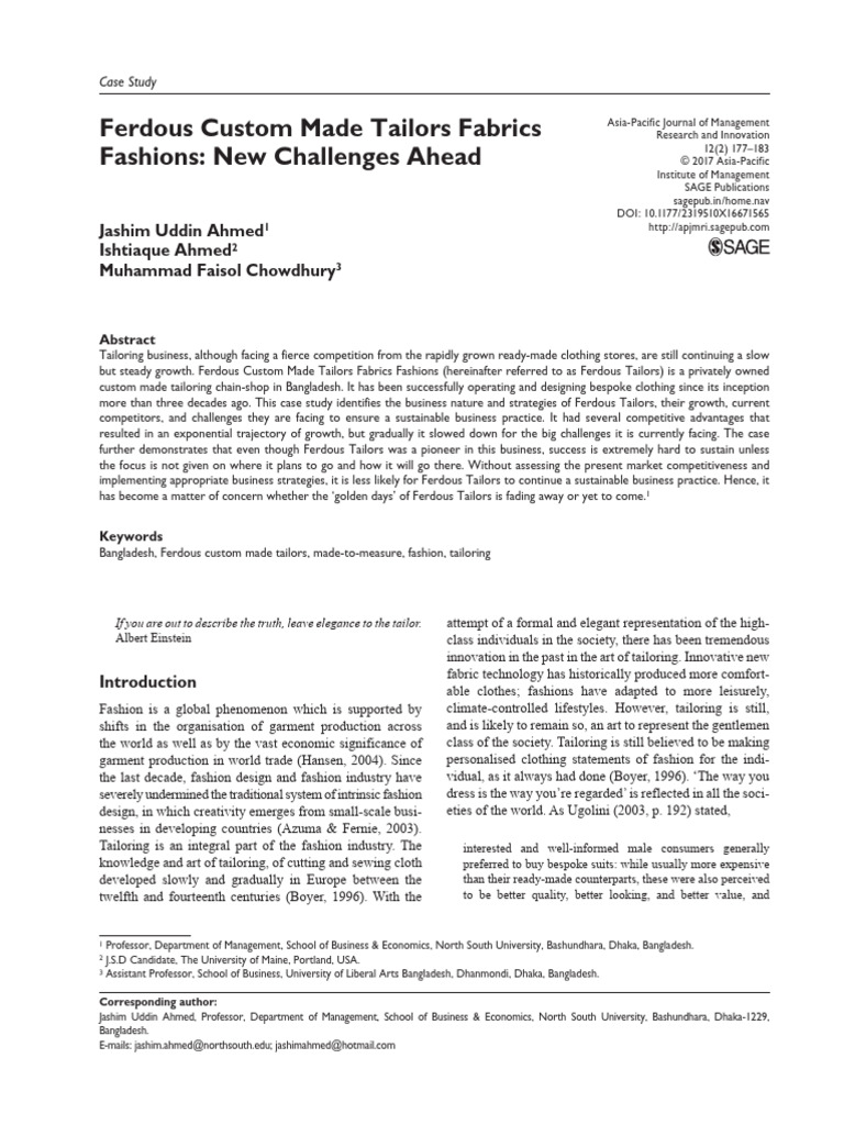 Ferdous Custom Made Tailors Fabrics Fashions New C | PDF | Clothing ...